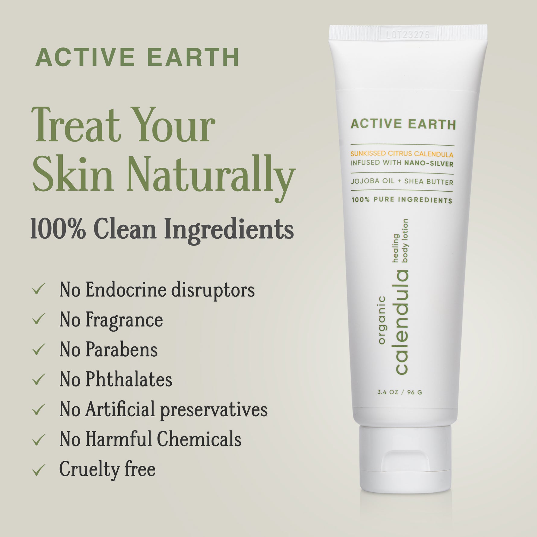 Organic Citrus Calendula Body Lotion – ActiveEarth