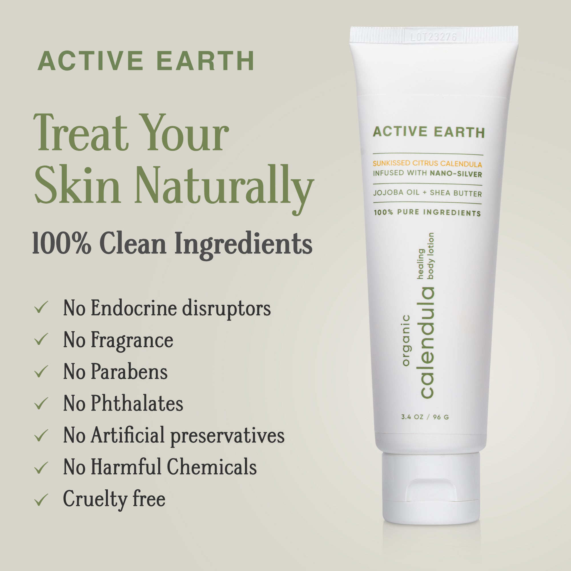 Organic Citrus Calendula Body Lotion – ActiveEarth